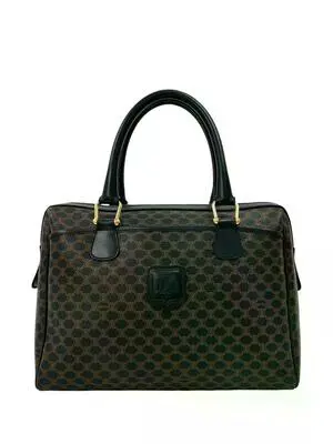 Celine 1997 Macadam Coated Canvas Handbag