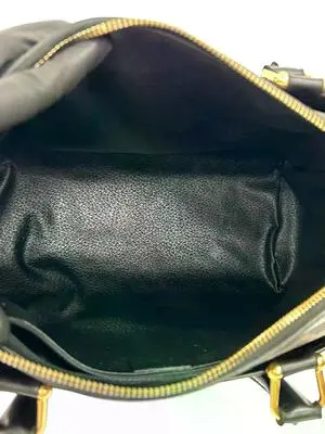Celine 1997 Macadam Coated Canvas Handbag