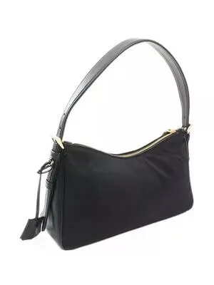 Prada 2010-2026 Vitello Shoulder Bag - Black