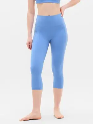 Athleta Salutation Stash High-rise Capri - Waterfall