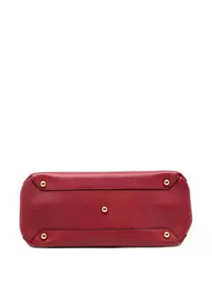 Burberry Medium Banner Satchel - Red
