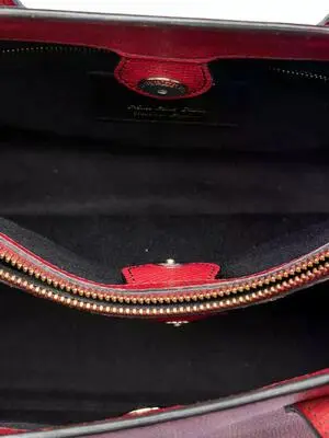 Burberry Medium Banner Satchel - Red