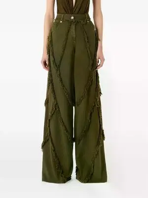 Blumarine Frayed Jeans - Green