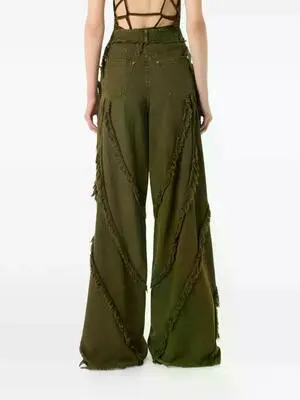 Blumarine Frayed Jeans - Green