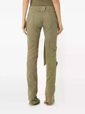 Blumarine Belted Cargo Trousers - Green