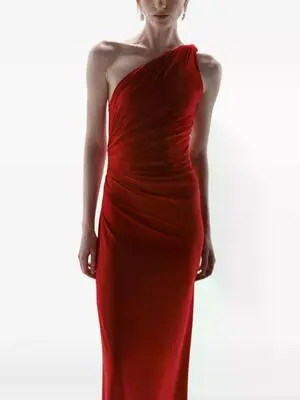 BAOBAB One-shoulder Ruched Jersey Dress