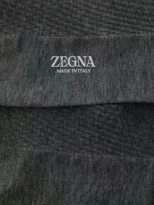 Zegna Sleek Dash Ankle Socks - Grey