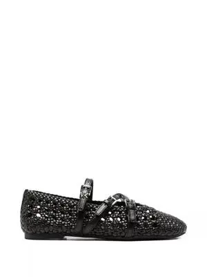 Michael Kors Indy Buckle-strap Ballet Flats