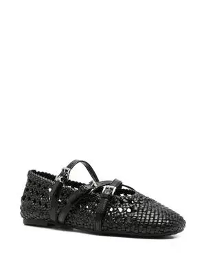 Michael Kors Indy Buckle-strap Ballet Flats