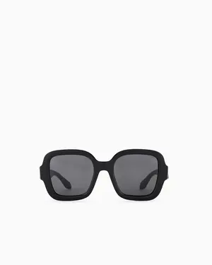 Giorgio Armani Square Sunglasses - Black