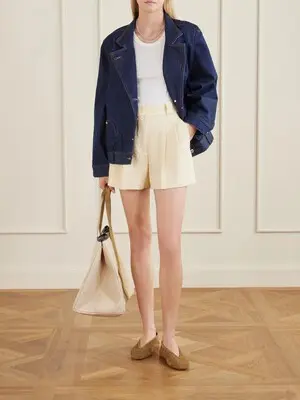BLAZÉ MILANO Cleo Denim Bomber Jacket