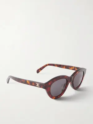 Celine Round-frame Acetate Sunglasses