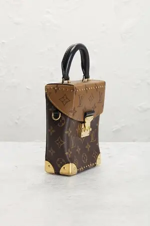 LOUIS VUITTON Monogram Reverse Camera Box Handbag