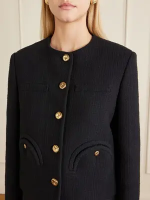 BLAZÉ MILANO Missy Shamo Cropped Jacket - Black