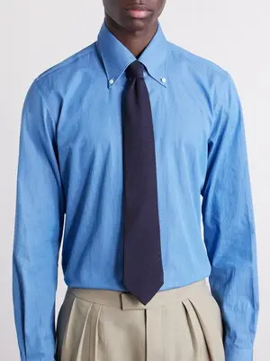 Mr P. 8cm Silk Neck Tie - Blue
