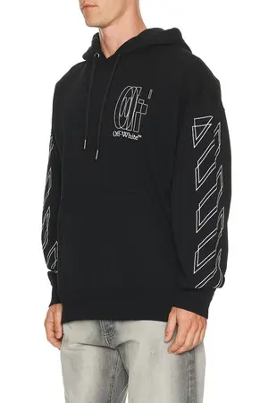 Off-White Double Arrow Skate Hoodie - Black