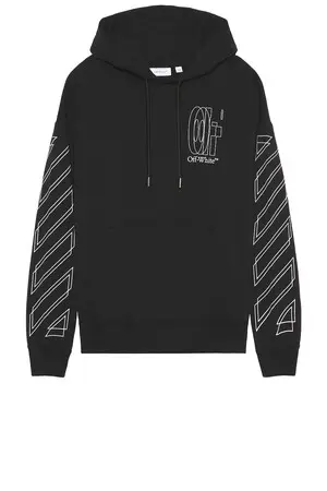 Off-White Double Arrow Skate Hoodie - Black