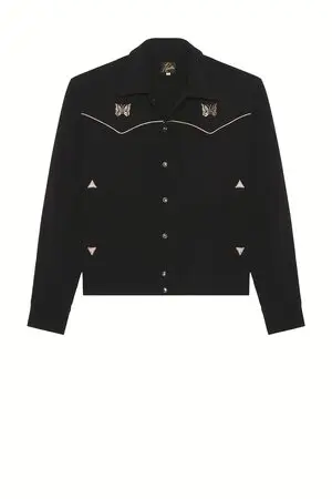 Needles Stadium Jacket Poly Sateen - Black