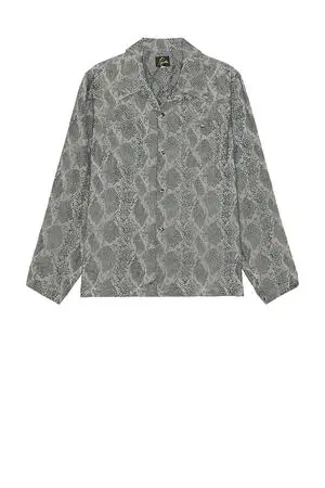 Needles Cowboy One Up Shirt Python Jacquard In