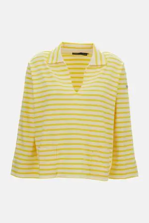 Polo Ralph Lauren Striped V-neck T-shirt - Yellow