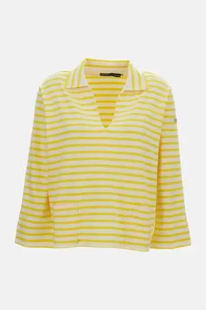 Polo Ralph Lauren Striped V-neck T-shirt - Yellow