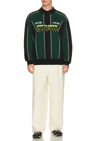 METALWOOD STUDIO Knit Football Top