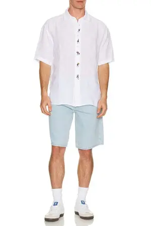 EDMMOND STUDIOS Brass Band Shirt In White