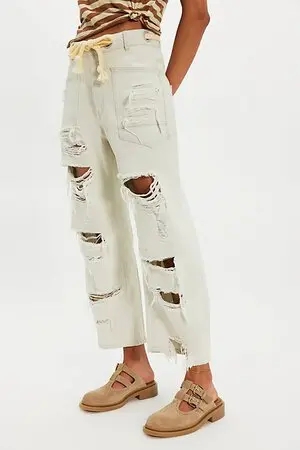 Free People Shoretown Mules - Sand Suede
