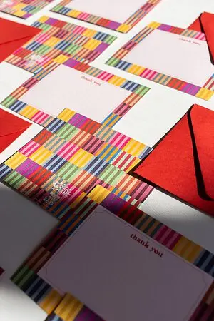 MAGGIE BECKETT STUDIO Striped Thank You Notecards Boxed Set