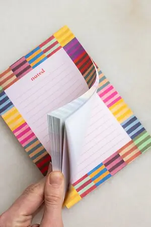 MAGGIE BECKETT STUDIO Striped Notepad