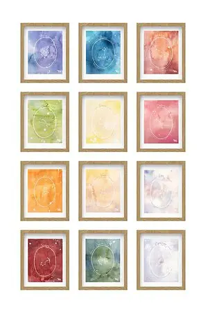 MAGGIE BECKETT STUDIO Astrology Art Print - Scorpio