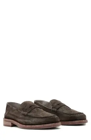 ALLSAINTS Convertible Penny Loafer - Dark Brown