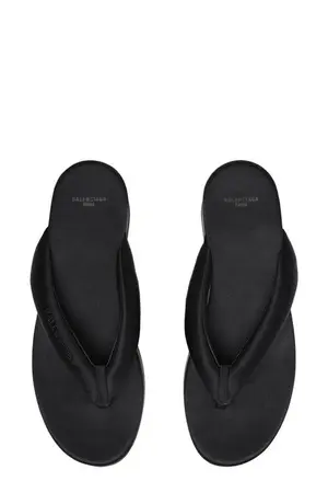 Balenciaga Gaeta Platform Sandal - Black