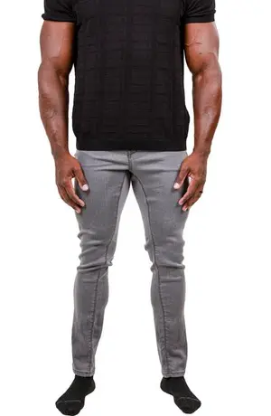 MACEOO Marthyr Stretch Skinny Jeans - Grey