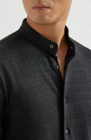 Brunello Cucinelli Jersey Shirt - Anthracite