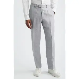 Zanella Parker Linen Pants - Light Grey