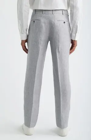 Zanella Parker Linen Pants - Light Grey