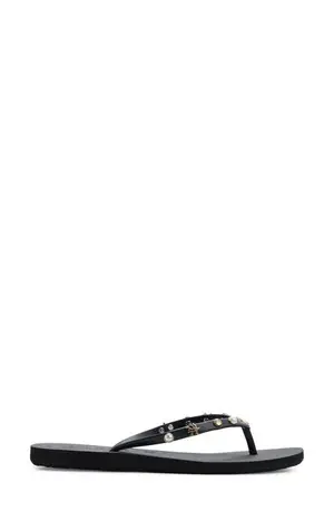 Roxy Shell Stud Flip Flop