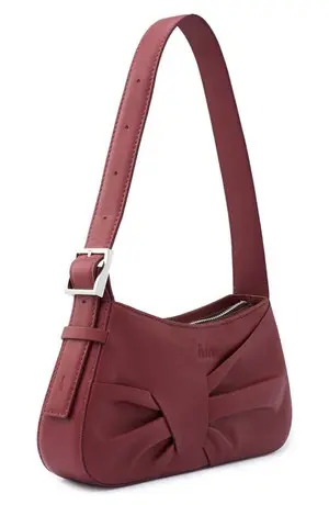 BEHNO Mini Leena Leather Shoulder Bag - Brick