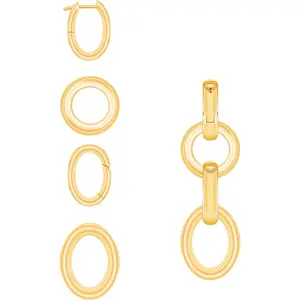 SAMANTHA SIU - NEW YORK 18k Plated Renaissance Romance Dangle Earrings - Gold