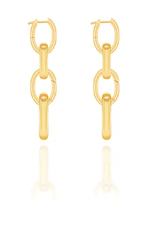SAMANTHA SIU - NEW YORK 18k Plated Renaissance Romance Dangle Earrings