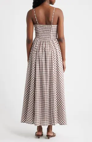 LUCY PARIS Kalley Sleeveless Cotton Maxi Dress