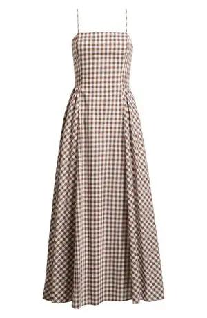 LUCY PARIS Kalley Sleeveless Cotton Maxi Dress