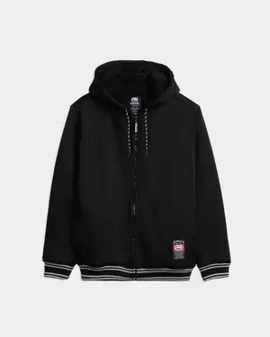 ECKO Faux Shearling Lined Full-zip Hoodie
