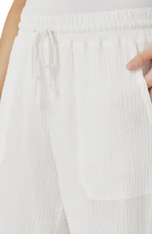 Splendid Ava Cotton Gauze Drawstring Pants
