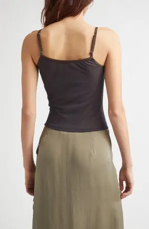 Paloma Wool Nasem Cotton Blend Jersey Camisole - Grey