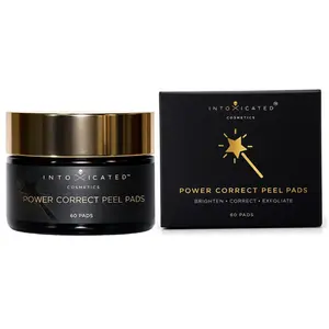 INTOXICATED COSMETICS Power Correct Peel Pads | 60 Pads | Brighten