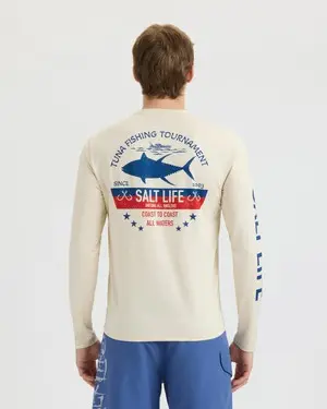 SALT LIFE Tuna Tournament Long Sleeve Slx Performance Tee