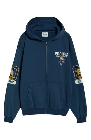 PACSUN Athletic Department Cotton Zip Hoodie
