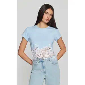 Generation Love Paige Rib Lace Combo Top